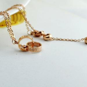 Love Double Ring Necklace Adcabb on Luulla