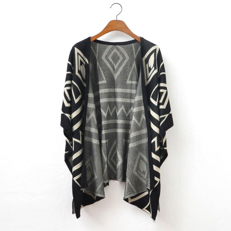 A 080101 European Style Temperament Loose Knit Jacket on Luulla